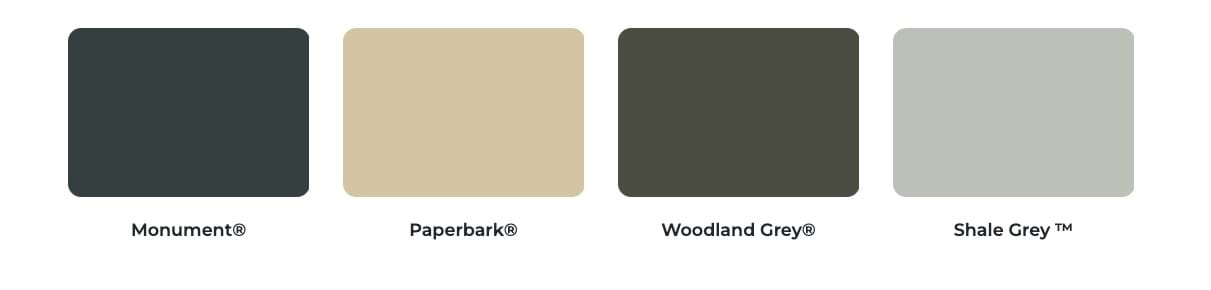 Match your driveway to your Colorbond® roof or fence